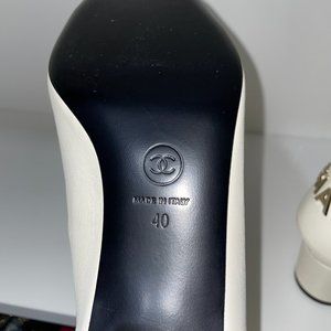 CHANEL | Shoes | Chanel Crowns Short Buckle Logo Boot 45mm | Poshmark